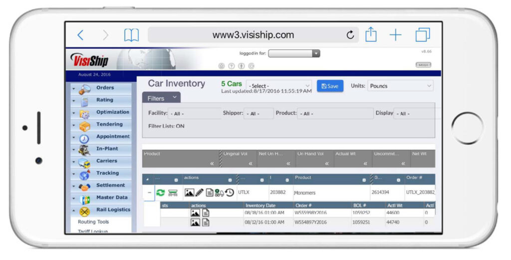 Transload Manager – VisiShip